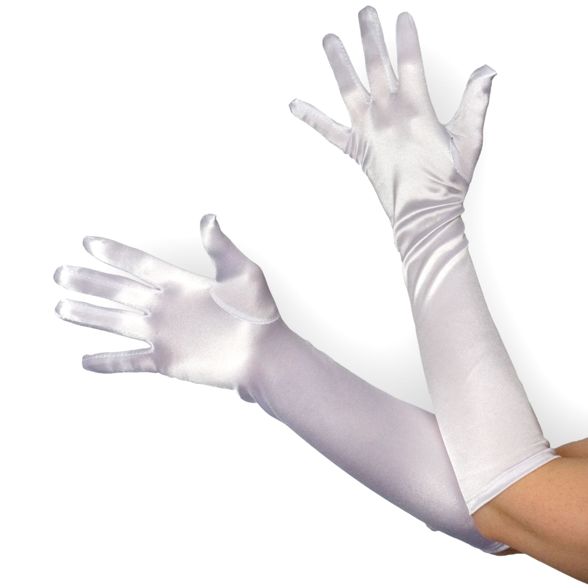 White Flapper Gloves – Sunnywood